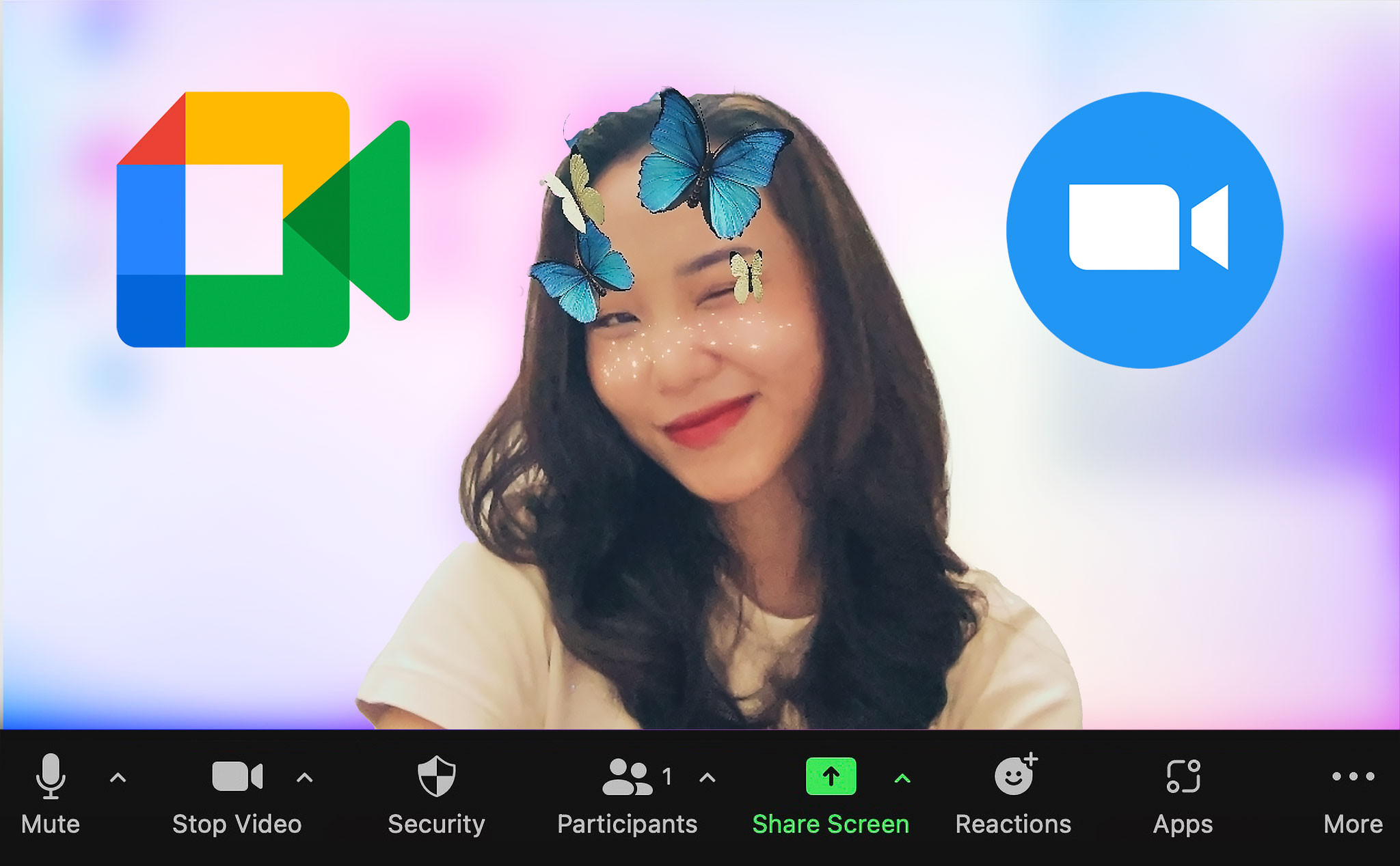 03 Bước cài filter cho google meet + sticker dễ thương